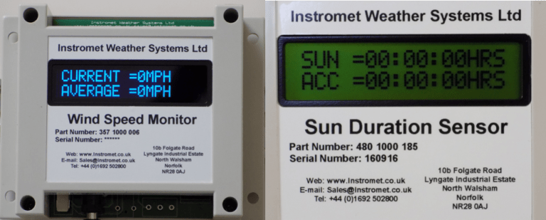 Weather monitoring systems for home and industry